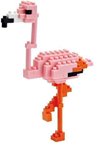 Nanoblock NBC_204 Mini Flamingo Building Blocks Animal Building Toy Bricks 140 Pieces | Pricepulse