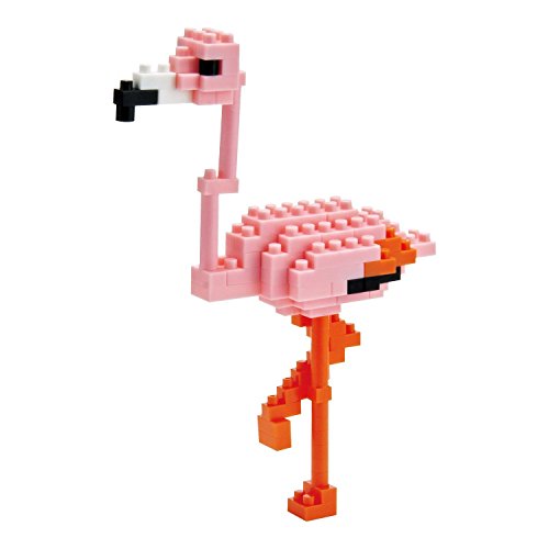 Nanoblock NBC_204 Mini Flamingo Building Blocks Animal Building Toy Bricks 140 Pieces | Pricepulse