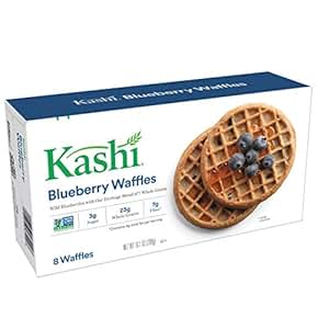 Kashi, Waffles, Blueberry, Vegan, Non-GMO Project Verified, 10.1 oz (8 ...