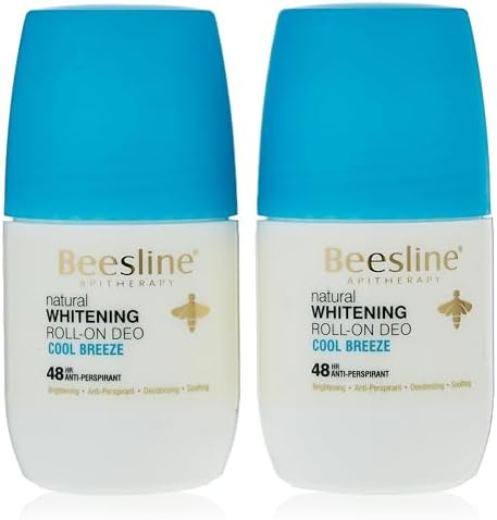 Beesline Cool Breeze Fragrance Whitening Roll-On Deodorant 50 ml 1+1 ...