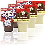 Amazon.com : Hunts- Snack Pack Pudding, 3.25 Oz. Each, 24 Cups Variety ...
