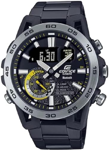 سعر Casio Men Watch Edifice Sospensione Smartphone Link Analog Digital Black Dial Stainless ...