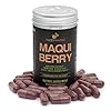 Maqui Berry, 60 Capsules | 500mg Each, Antioxidant (High ORAC), Immune ...