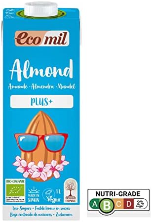 Ecomil Organic Almond milk Drink with Calcium, 1 Ltr price in Saudi ...
