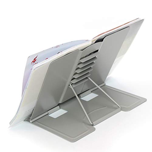 Portable Steel Reading Rest Book Holder Stand Bookrest Angle Adjustable ...