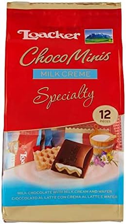 Loacker Choco Minis Specialty Milk Creme Wafers, 111.6 g price in Saudi ...