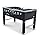Gamesson Liverpool Table Football - Black/chrome, 140 x 76 x 86 cm ...