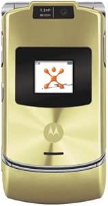 Motorola RAZR V3xx Unlocked 3G Cell Phone - Gold : Cell Phones ...