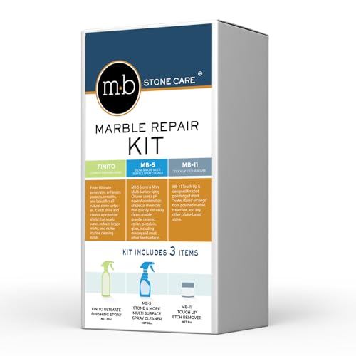 MB Stone & More Marble Cleaner and Polish Kit, Marble Cleaner ...