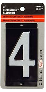 Amazon.com: The Hillman Group 841662 3-Inch Aluminum Reflective Mailbox ...
