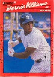 Amazon.com: 1990 Score Bernie Williams Rookie Baseball Card #619 ...