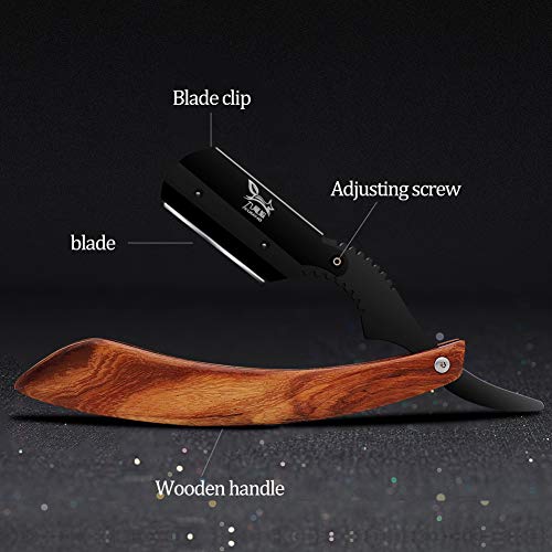 manual razors redwood handle shaver men's shaving razor professional ...