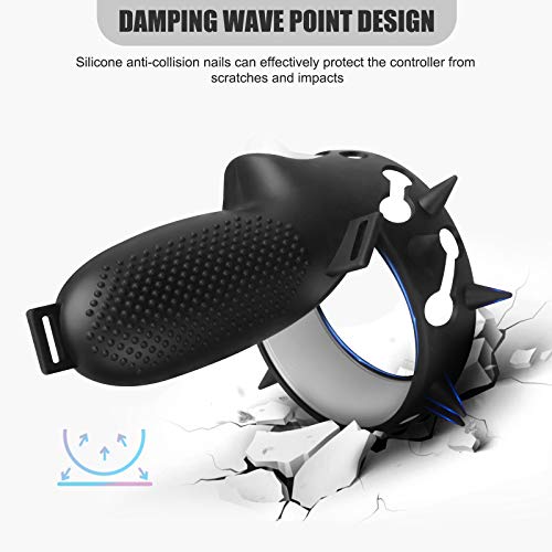 Eyglo Face Silicone Cover +Controller Grip Cover for Oculus Quest 2 ...