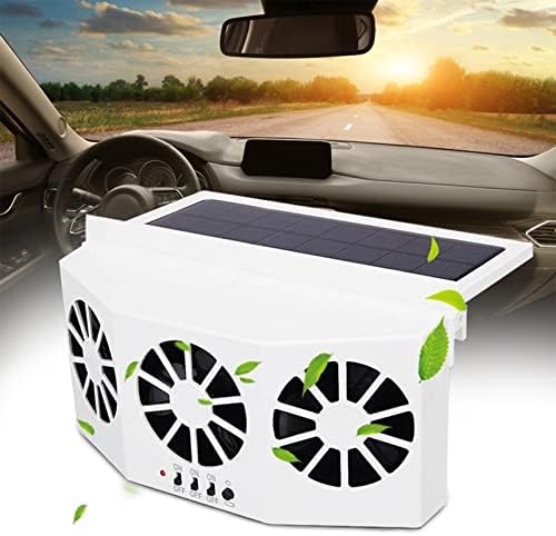 Solar Powered Car Exhaust Fan, Yardhobi Solar Powered Car Ventilator ...