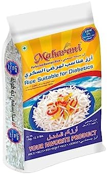 Maharani Parboiled Basmati Rice • Low GI • Rice Suitable for Diabetics ...