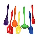 Amazon.com: Chef Craft 7 Piece Silicone Kitchen Tool and Utensil Set ...