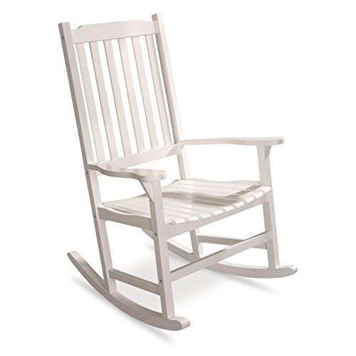 CASTLECREEK Oversized Rocking Chair, 400-lb. Capacity, White in Bahrain ...