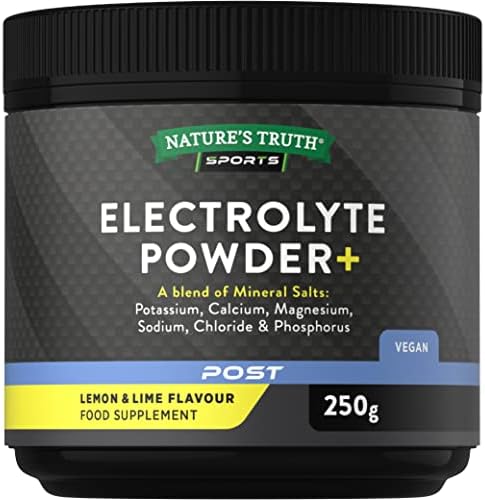 Electrolyte Powder | Lemon & Lime Citrus Flavour | 250g Powder | by ...