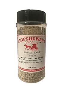 Amazon.com : Shipshewana Spice Company Happy Salt 13 oz Bottle - Amish ...