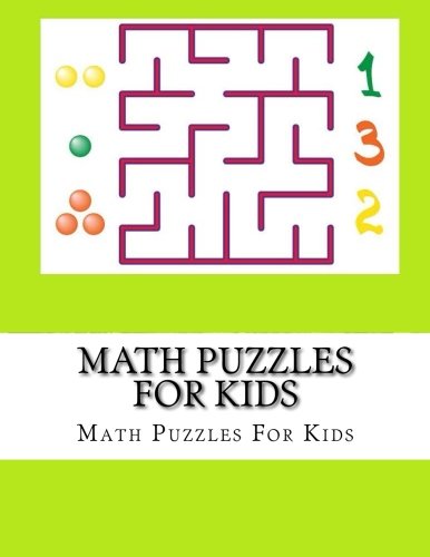 Math Puzzles For Kids: Large Print Big Book Of Puzzle for Kids Ages 4-8 ...