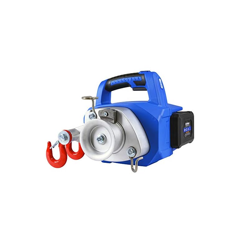 SuperHandy Electric Towing Capstan Winch Hoist Portable Cordless ...