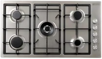 GENERAL SUPREME SURFACE GAS BUILT-IN,90CM,5 BURNERS GAS, CAST IRON ...