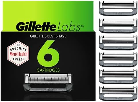 GilletteLabs Gillette Mens Razor Blade Refills, Compatible Only with ...