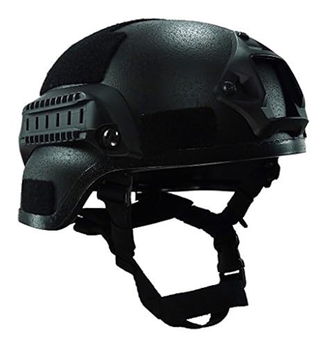LOOGU MICH 2000 Style ACH Tactical Helmet with NVG Mount and Side Rail ...