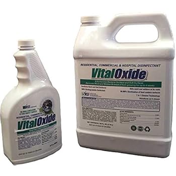 Amazon.com: Vital Oxide Disinfectant Special - 32 Oz. & 1 Gallon Refill ...
