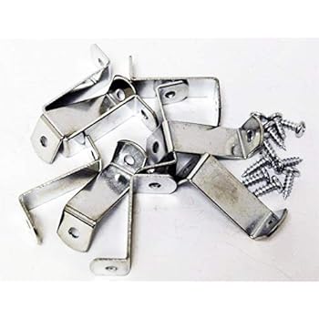 Amazon.com: 1-1/4" offset mounting canvas Z clips for picture framing ...