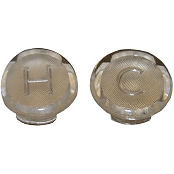 LASCO 0-6103 Hot/Cold Faucet Handle Index Buttons for Streamway ...