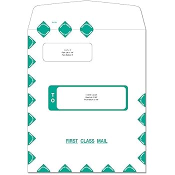 Amazon.com : EGP Double Window Tax Organizer Mailing Envelope, Peel and ...