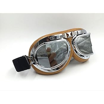 Amazon.com: Vintage Aviator Pilot Goggles for Cruiser Chopper ...