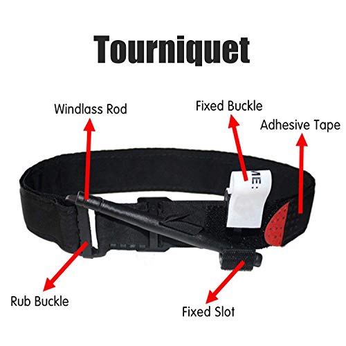 GRULLIN MOLLE IFAK Trauma Kit,Tactical First Aid Kit,Emergency EMT ...