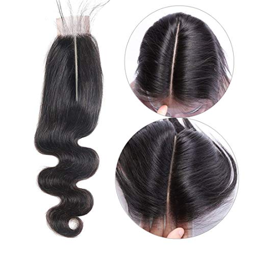 4x6 Closure Human Hair Body Wave 150% Density Unprocessed Virgin Human ...