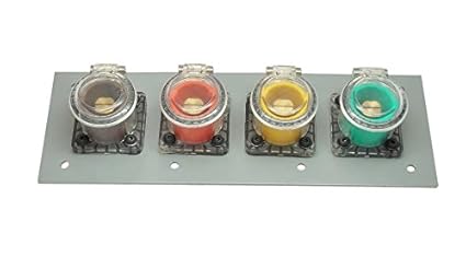 Power Assemblies 4 Position CAM Lock Panel, 400 Amp, 3 Phase 250V, Male ...