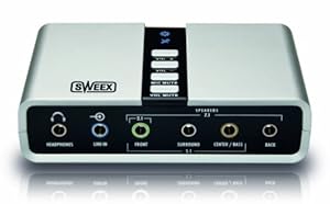 Sweex 7.1 External USB Sound Card: Amazon.co.uk: Computers & Accessories