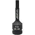 Amazon.com: JEUCLEL T45 1/2-Inch Drive Impact Torx Bit Socket, Cr-Mo Steel Lengthen Torx ...