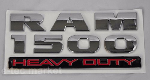 Buy NEW DODGE RAM 1500 HEAVY DUTY CHROME 3M LOGO EMBLEM LETTERS ...