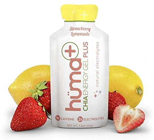 Huma Plus (Double Electrolytes) - Chia Energy Gel, Strawberry Lemonade ...