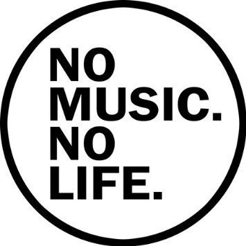 Amazon.com: No Music No Life Vinyl - 4.5" x 4.5" (color: BLACK) decal ...