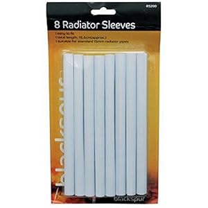 Radiator pipe covers sleeves white 15mm - 8 pack: Amazon.co.uk: Kitchen ...