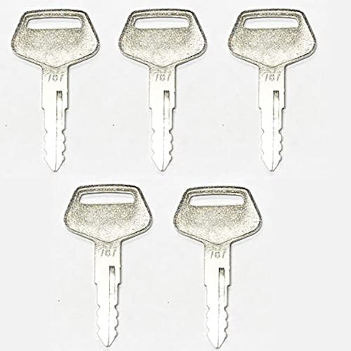 5 Keyman Replacement Heavy Construction Equipment Ignition Keys Made to fit Komatsu Dozer ...