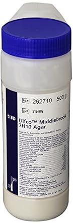 BECTON DICKINSON MICROBIOLOGY 262710 Difco Middlebrook 7H10 Agar ...