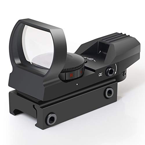 Leogreen Red Green Dot Sight, Reflex Sight Scope with 4 Reticles and 20 ...