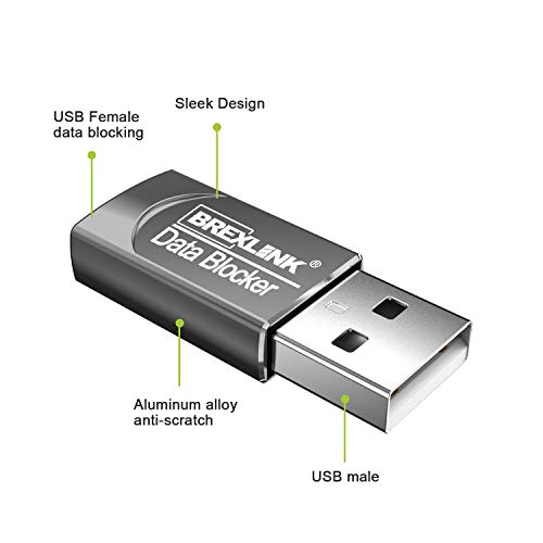 Usb Data Blocker 2 Pack Brexlink Charge Only Usb Blocker Adapter For Blocking Data Sync
