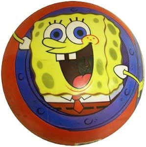Amazon.com: Nickelodeon Spongebob Squarepants Rubber Playground Ball ...