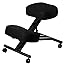 Ergonomic Black Chair, Natural Wood: Amazon.co.uk: Kitchen & Home