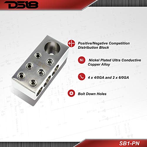 DS18 SB1-PN Battery/Ground Terminal - Positive/Negative Competition ...