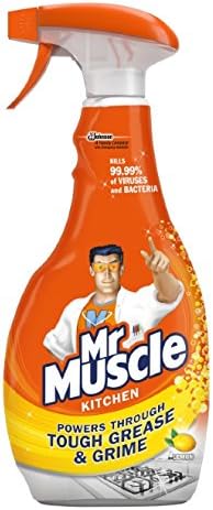 Mr Muscle 5-in-1 Kitchen Cleaner, All Purpose Cleaning Spray for Grease ...